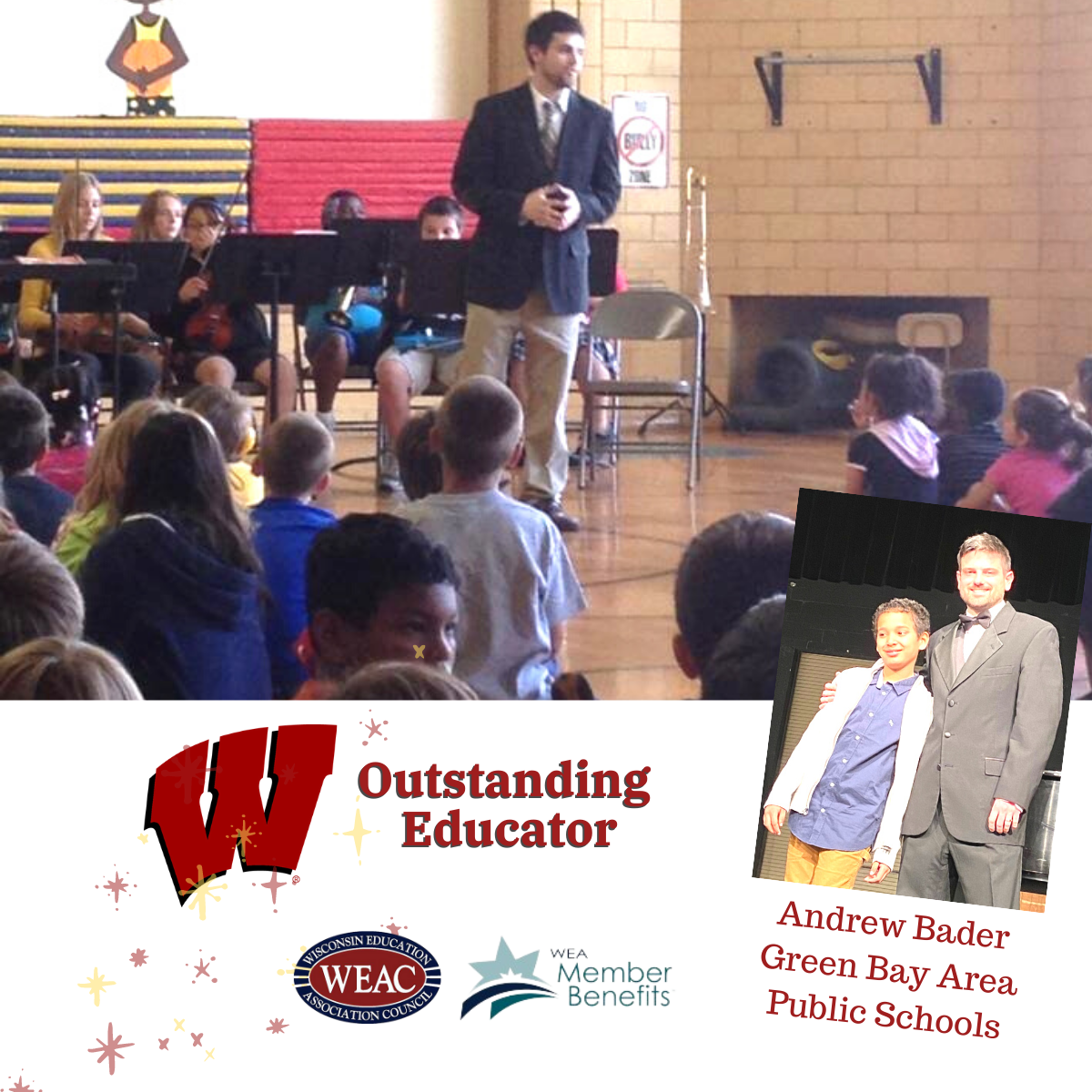 Andrew Bader, Green Bay Teacher, Named Badgers Outstanding Educator ...